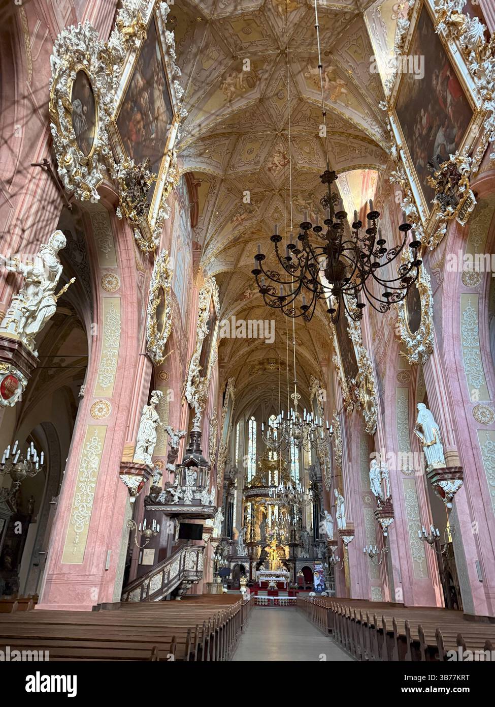 Świdnica Cathedral, Gothic architecture, historic landmark in Poland ...