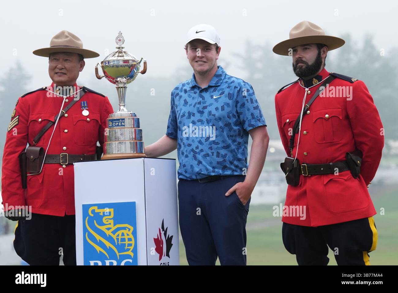 Hamilton, Canada. 02nd June, 2024. Scotland's Robert MacIntyre, centre ...