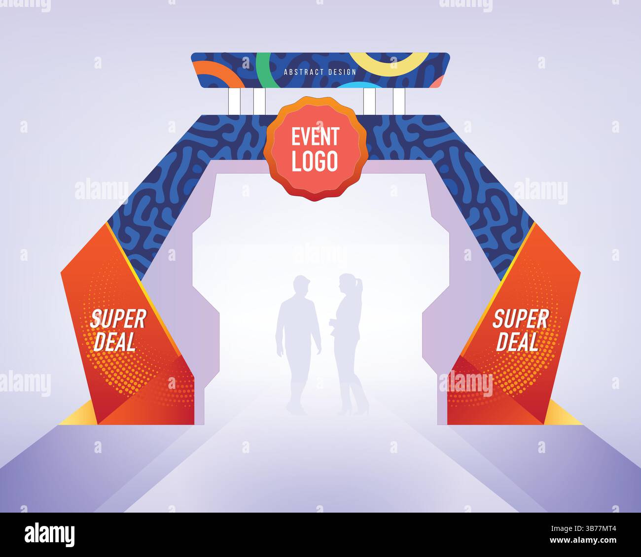 Welcome arch archway Stock Vector Images - Alamy