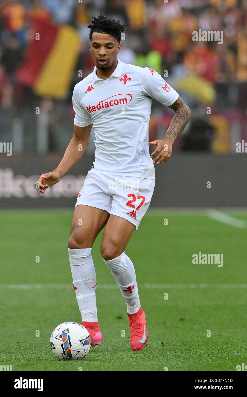 Rome, Italy. 04th May, 2025. Olimpico Stadium, Rome, Italy - Cher Ndour ...