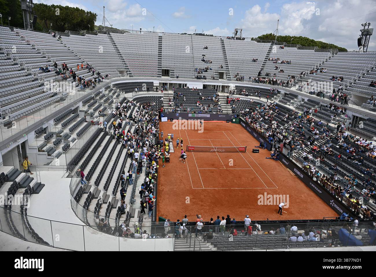 Foro Italico, Rome, Italy - A view of the central court during the ...