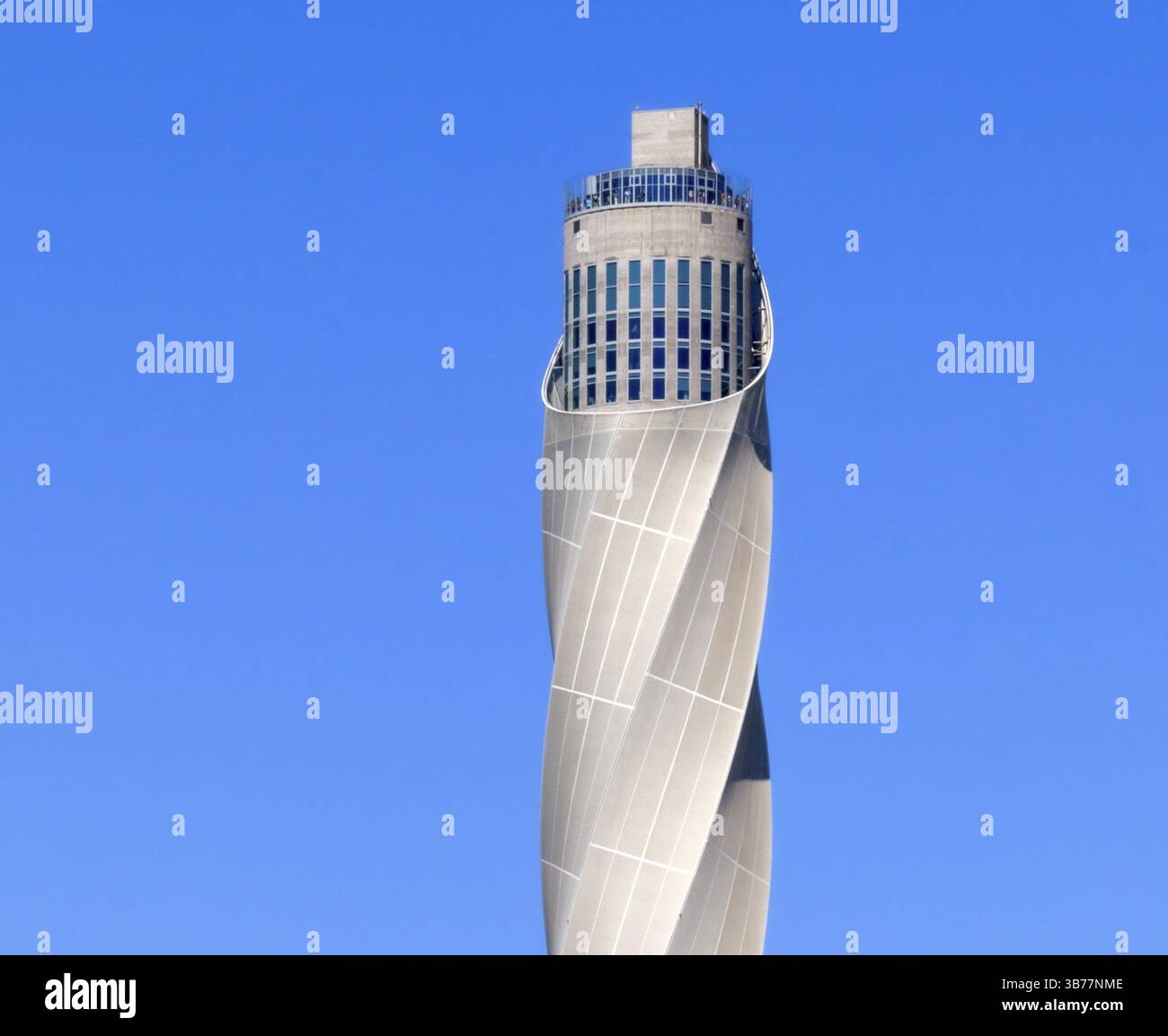 The thyssenkrupp test tower in Rottweil is a 246 metre high lift test ...