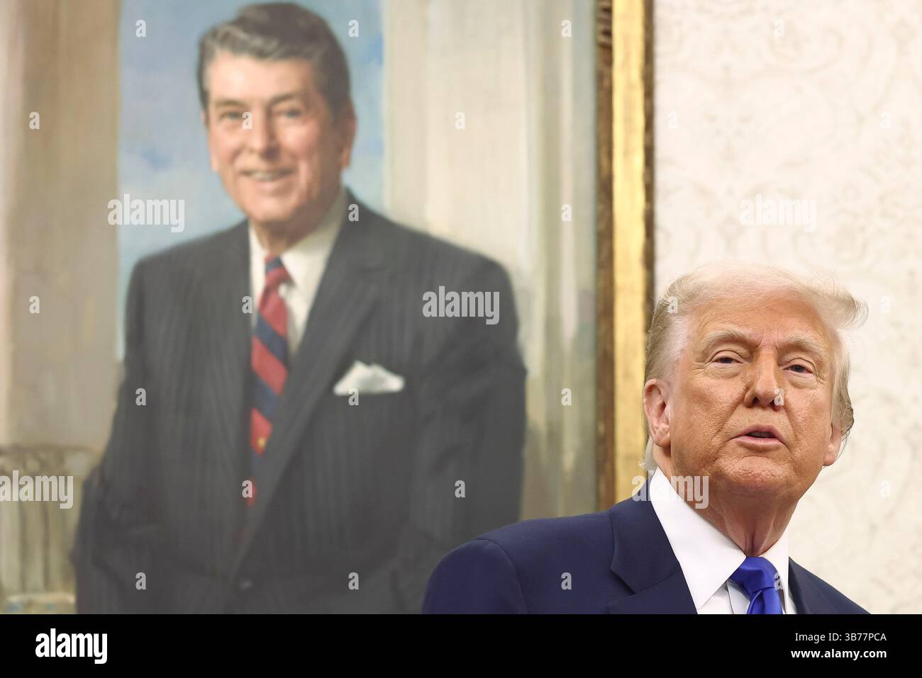 Washington, United States. 05th May, 2025. US President Donald Trump ...