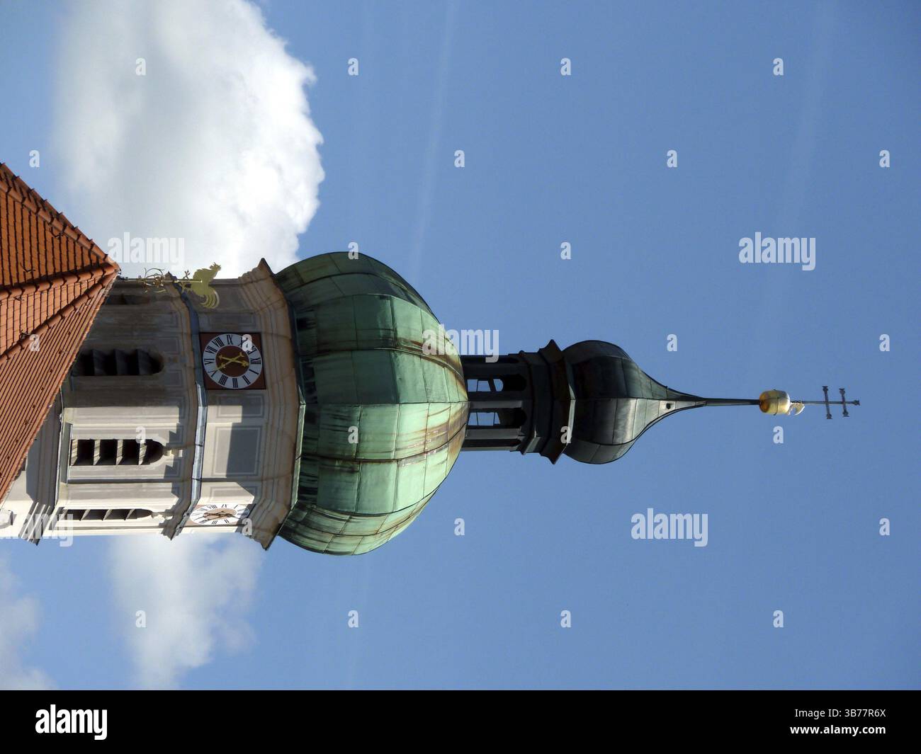 Typical Upper Bavarian onion dome Stock Photo - Alamy