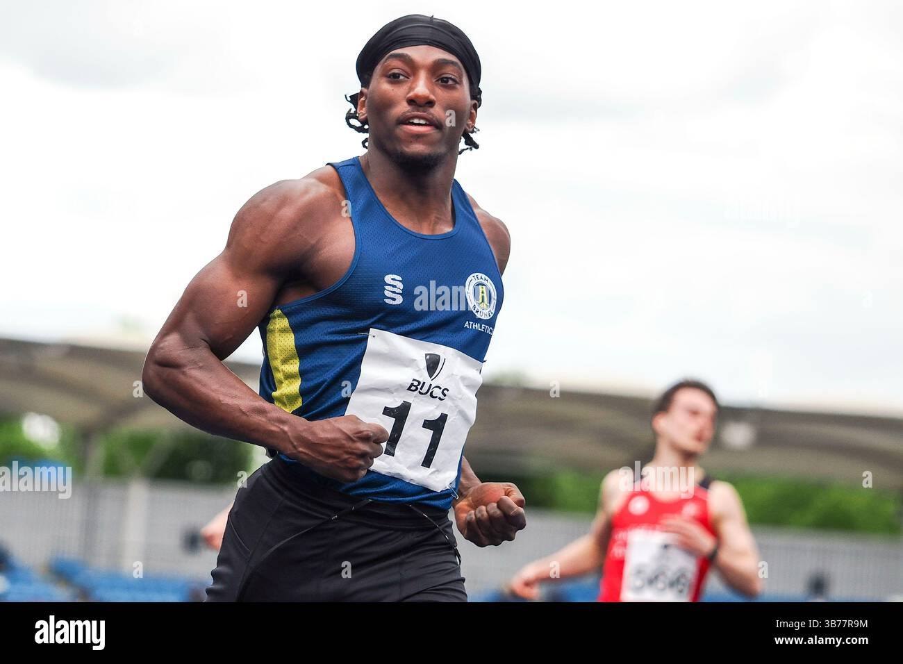 Manchester, United Kingdom . 5 May, 2025. Pictured left to right, Tyvon ...