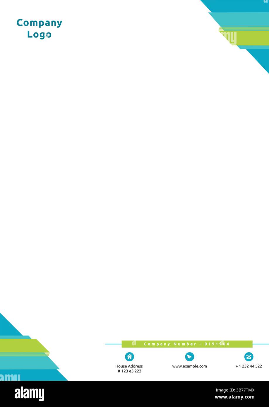 Letter business corporate identity Stock Vector Images - Alamy