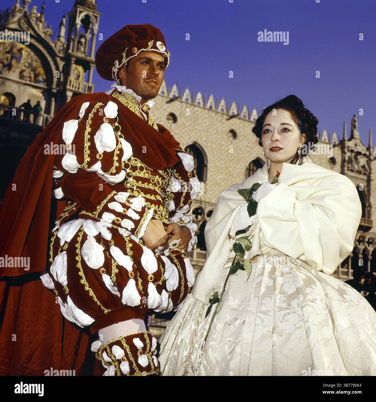 Magnificent carnival in Venice, the Italian lagoon city, masks Stock ...