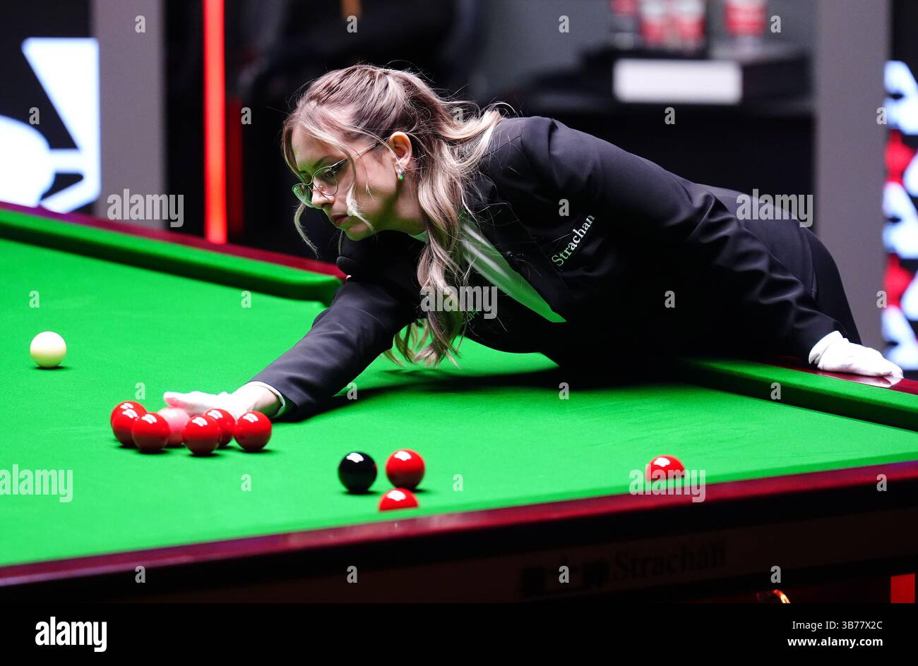 Referee Desislava Bozhilova during the final match on day seventeen of ...