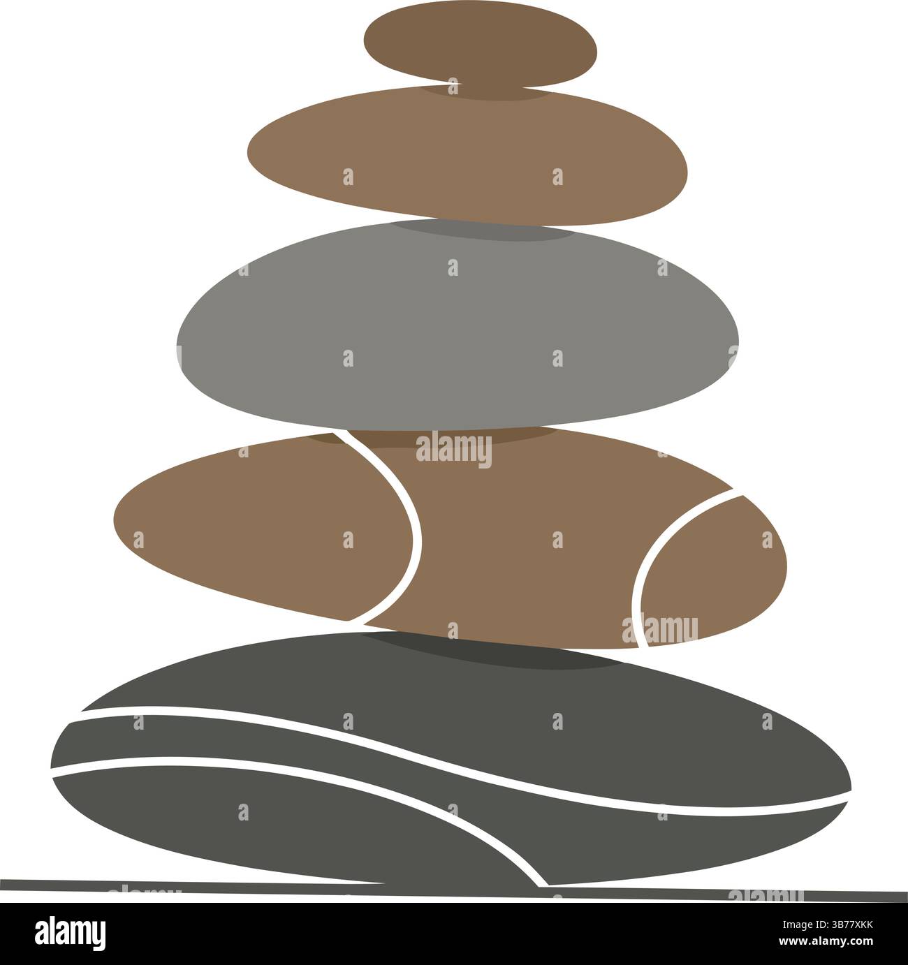 Rock stacking art Stock Vector Images - Alamy