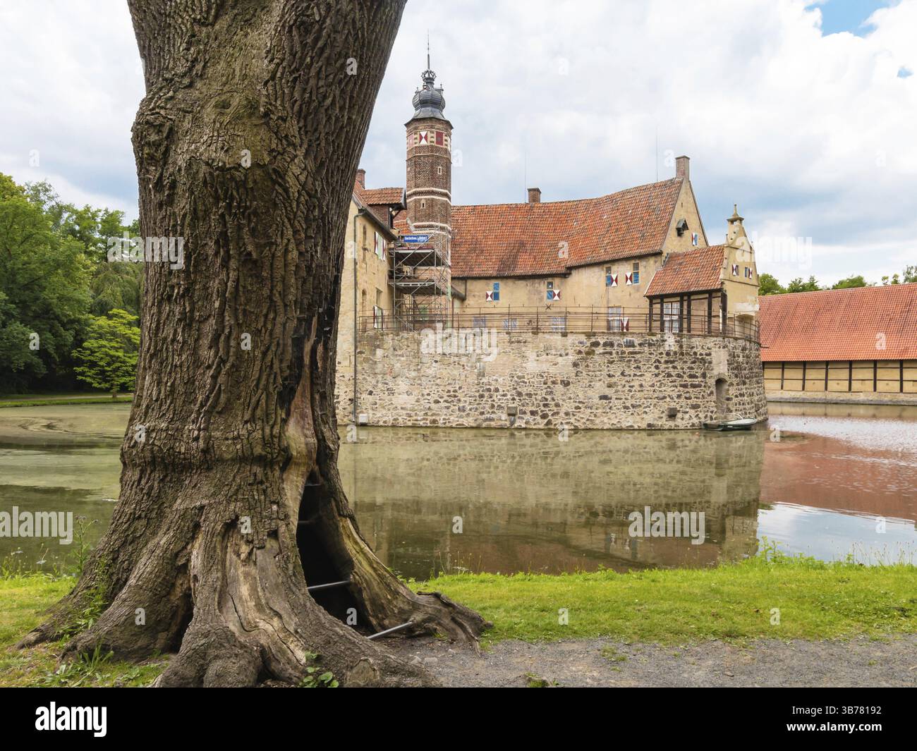 The well-preserved Vischering Castle is the ancestral seat of the ...