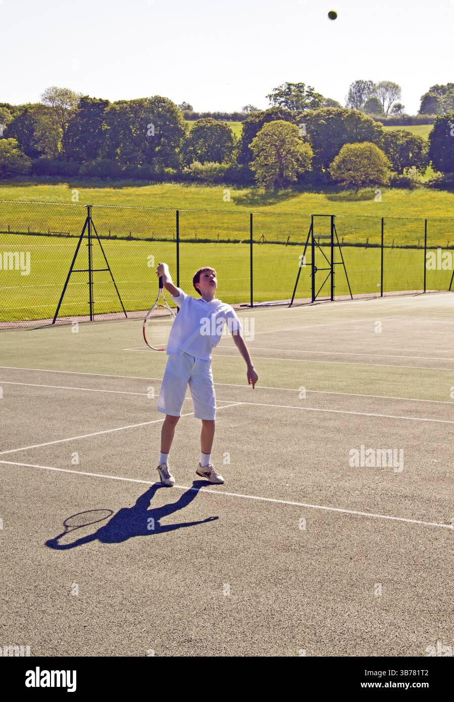 Tennis - Overhead Smash Stock Photo - Alamy