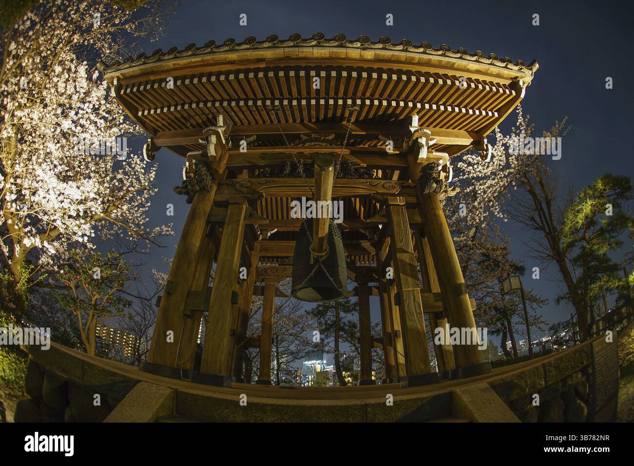 Bell of Takamichi mountain. Shooting Location: Yokohama-city kanagawa ...