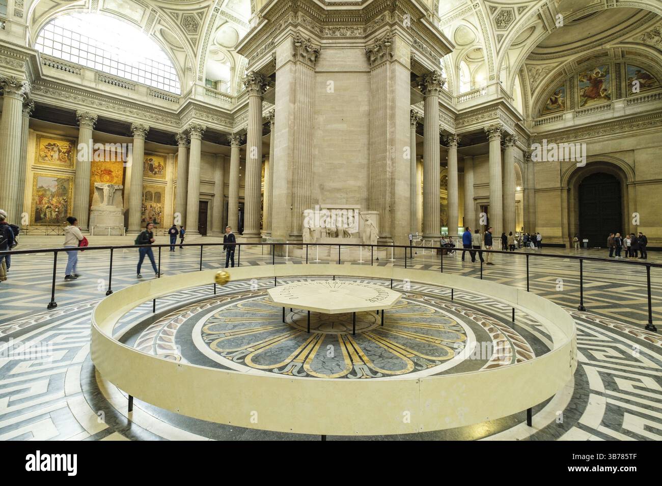 Foucault pendulum, Pantheon, le Pantheon, monument in neoclassical ...
