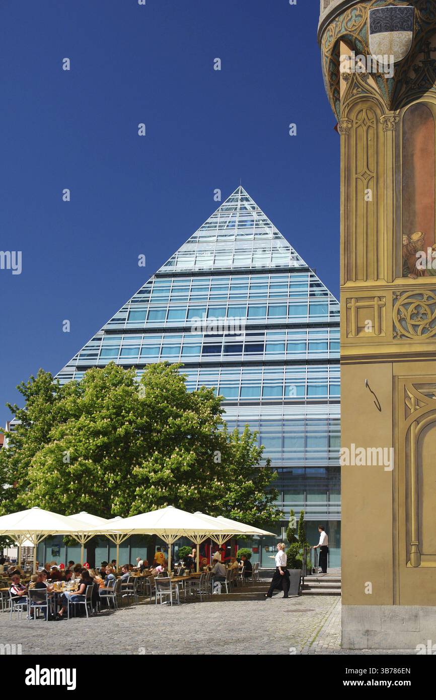 Ulm Town Hall City Library Germany Baden Wuertemberg Danube Old Town ...