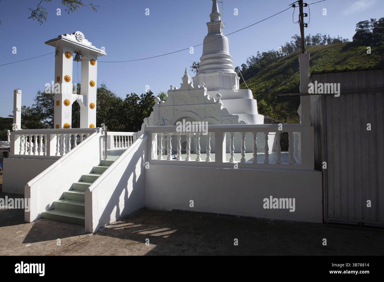 Dowa Raja Maha Viharaya temple, Sri Lanka. The temple has gain ...