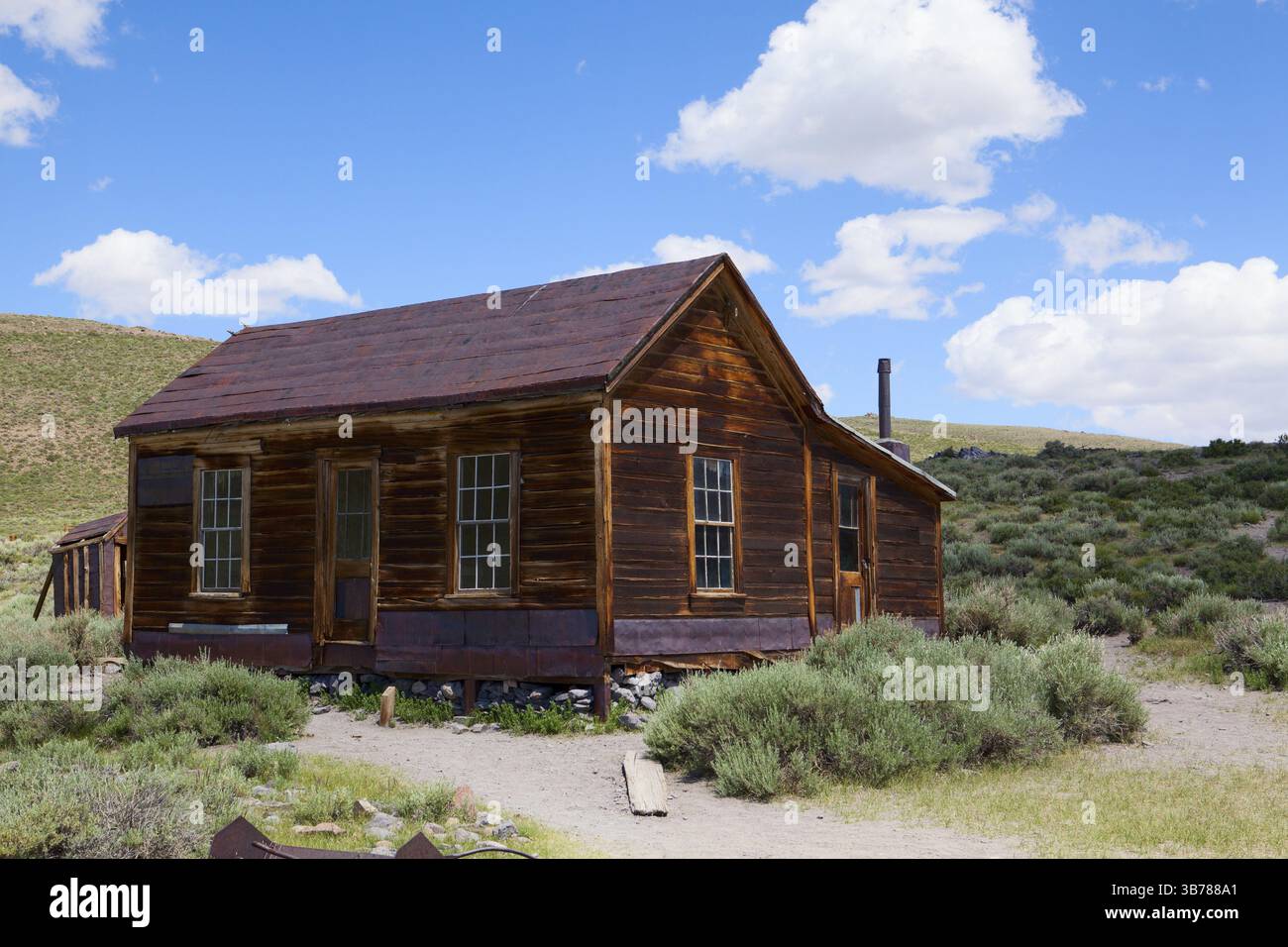 Old building in Bodie, an original ghost town from the late 1800s Stock ...