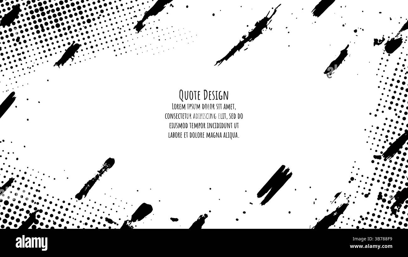 Vector illustration. Grunge overlay design. Horizontal frame with ...