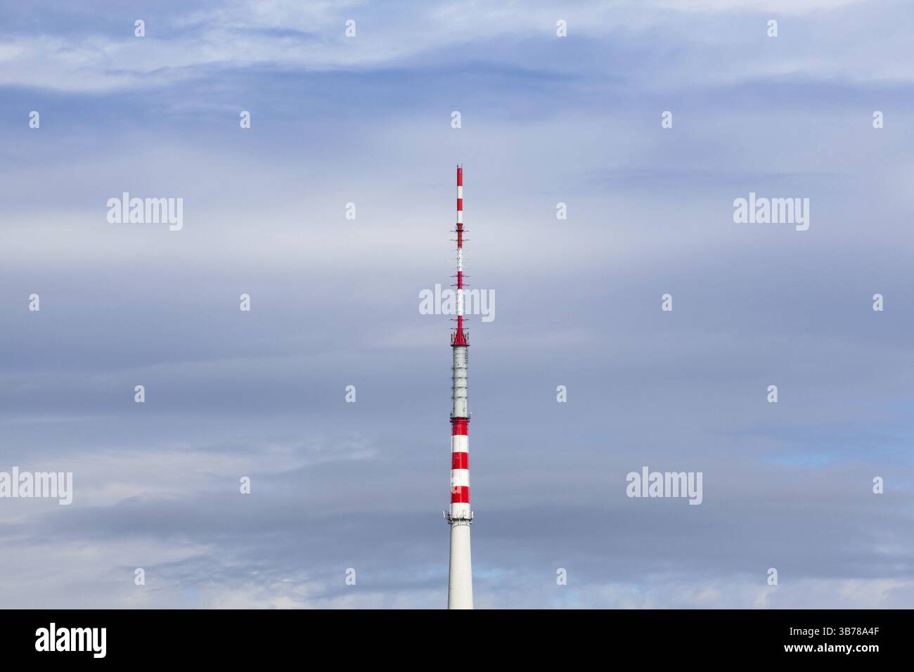 Radio masts telecommunication towers set hi-res stock photography and ...
