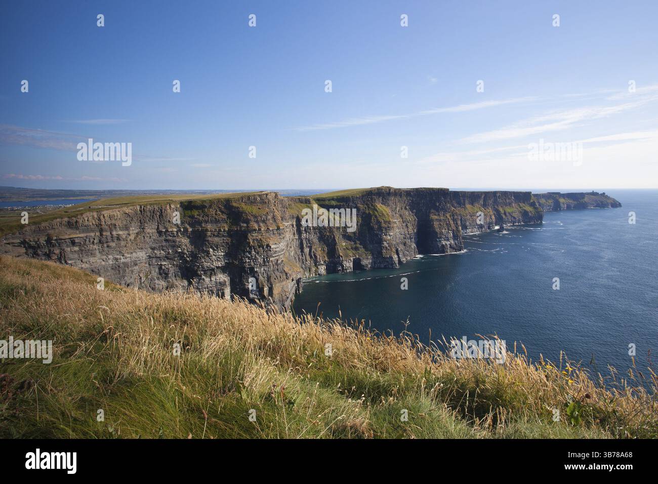 The famous Cliffs of Moher are sea cliffs located at the southwestern ...
