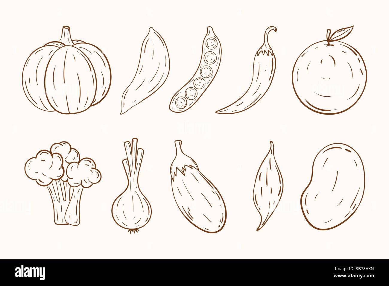 Market peas icon outline hi-res stock photography and images - Alamy