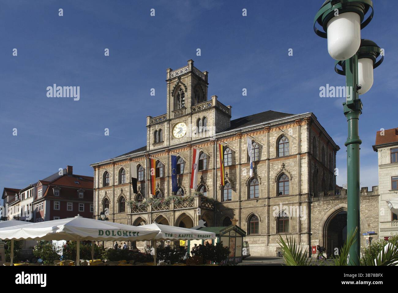 The famous town hall of Weimar Stock Photo - Alamy