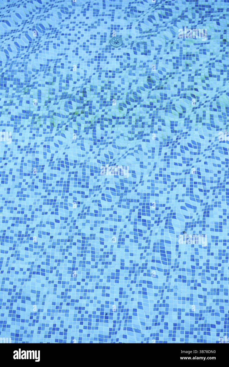 Moisture resistant tile mosaic for the pool underwater Stock Photo - Alamy
