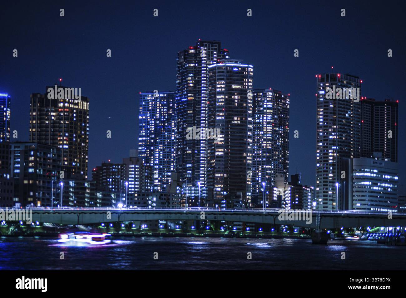 Image of skyscrapers of Chuo-ku, Tokyo. Shooting Location: Tokyo ...