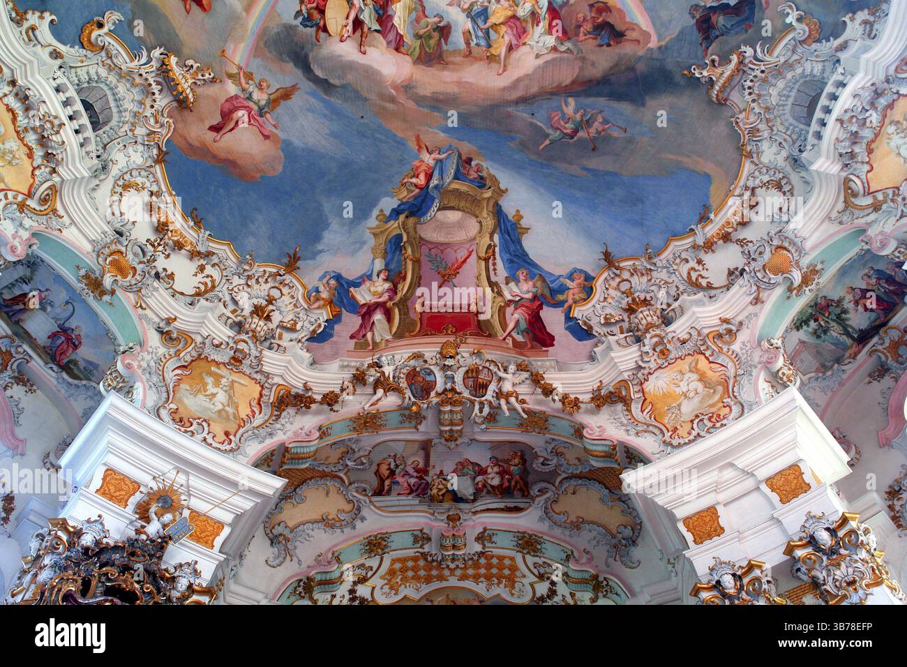 Interior view wieskirche pilgrimage hi-res stock photography and images ...