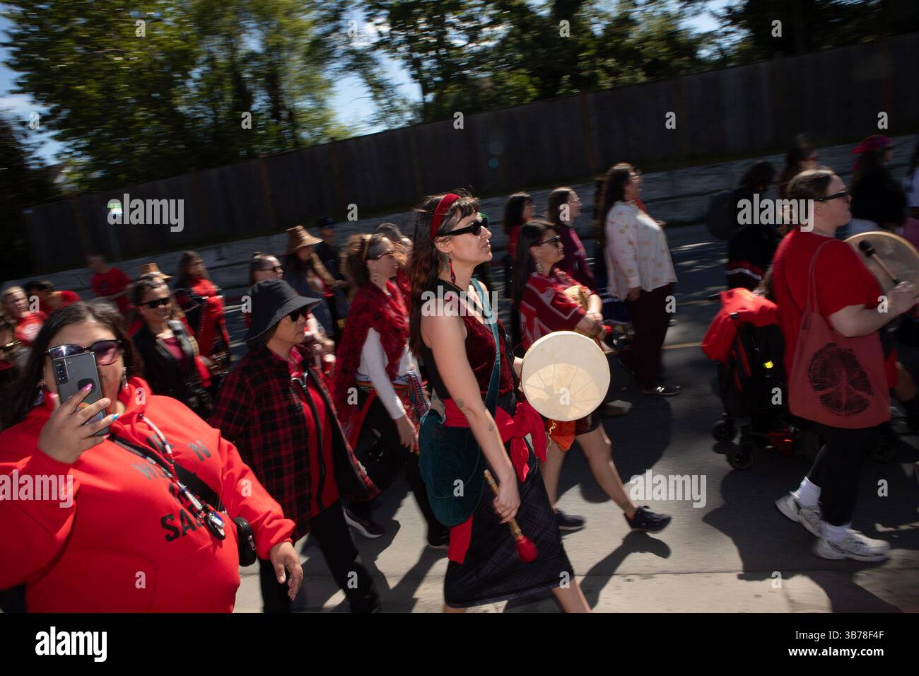 Esquimalt, Canada. 05th May, 2025. Hundreds of people take part in the ...