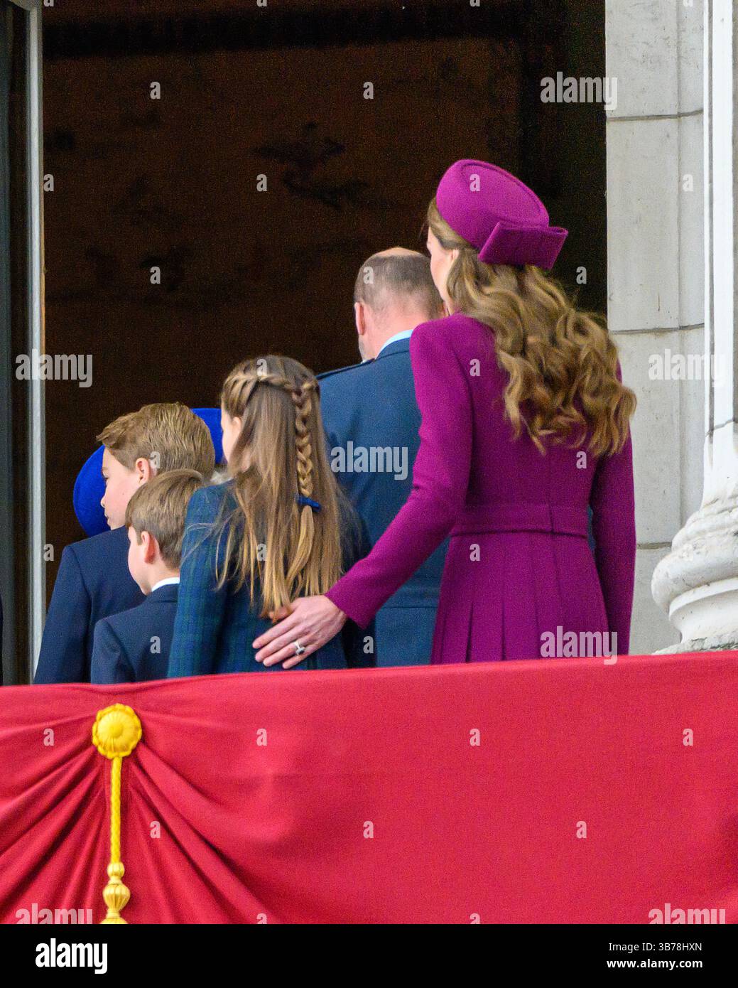 London UK. 5th May 2025. The Prince and Princess of Wales and their ...