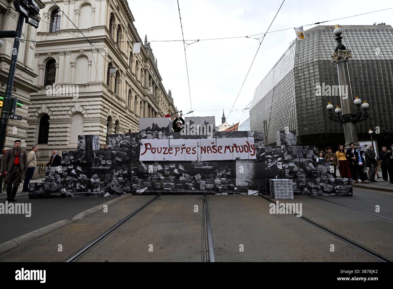 Prague, Czech Republic. 05th May, 2025. Public festive event near ...
