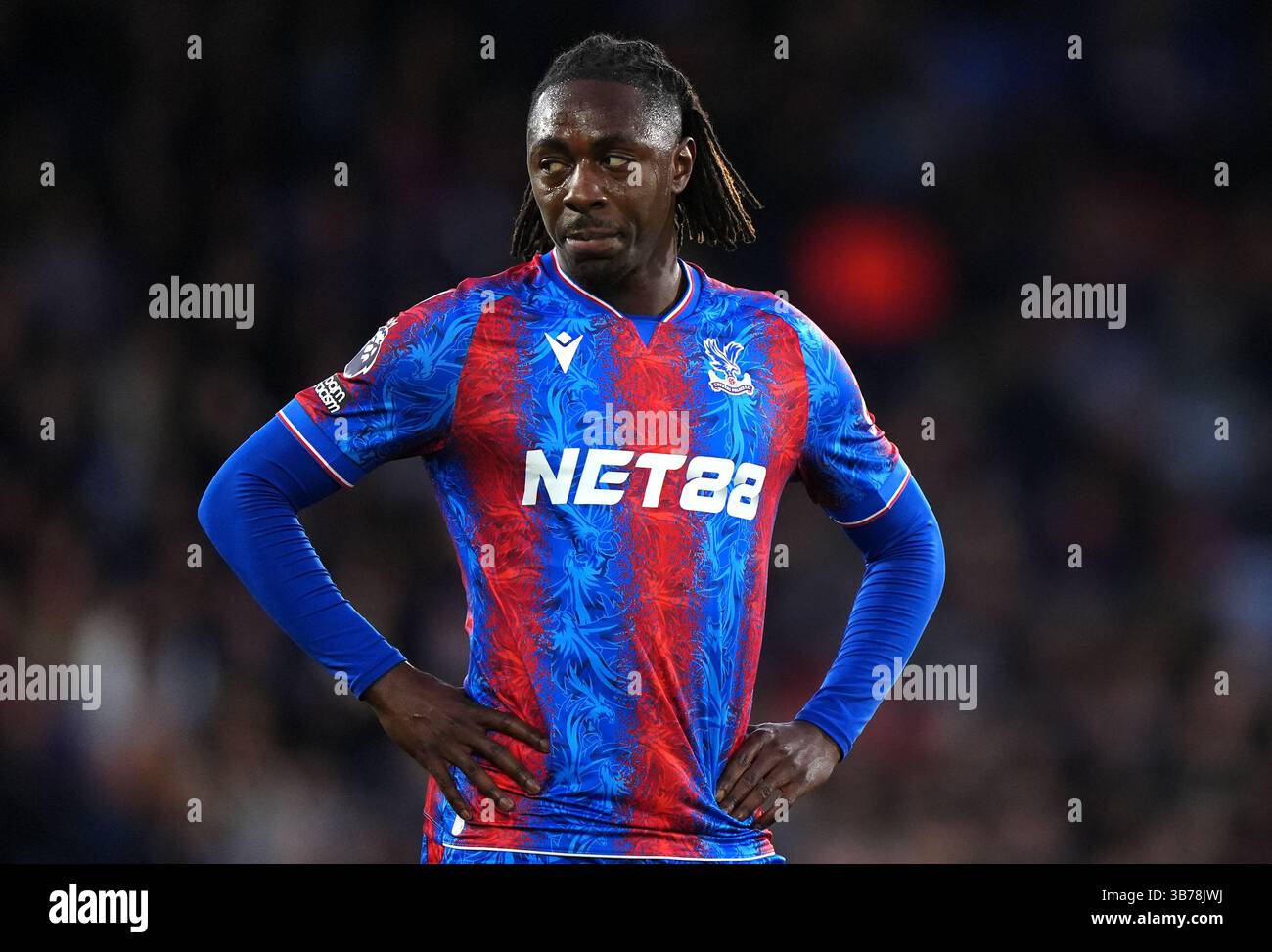 Crystal Palace's Eberechi Eze looks on during the Premier League match ...