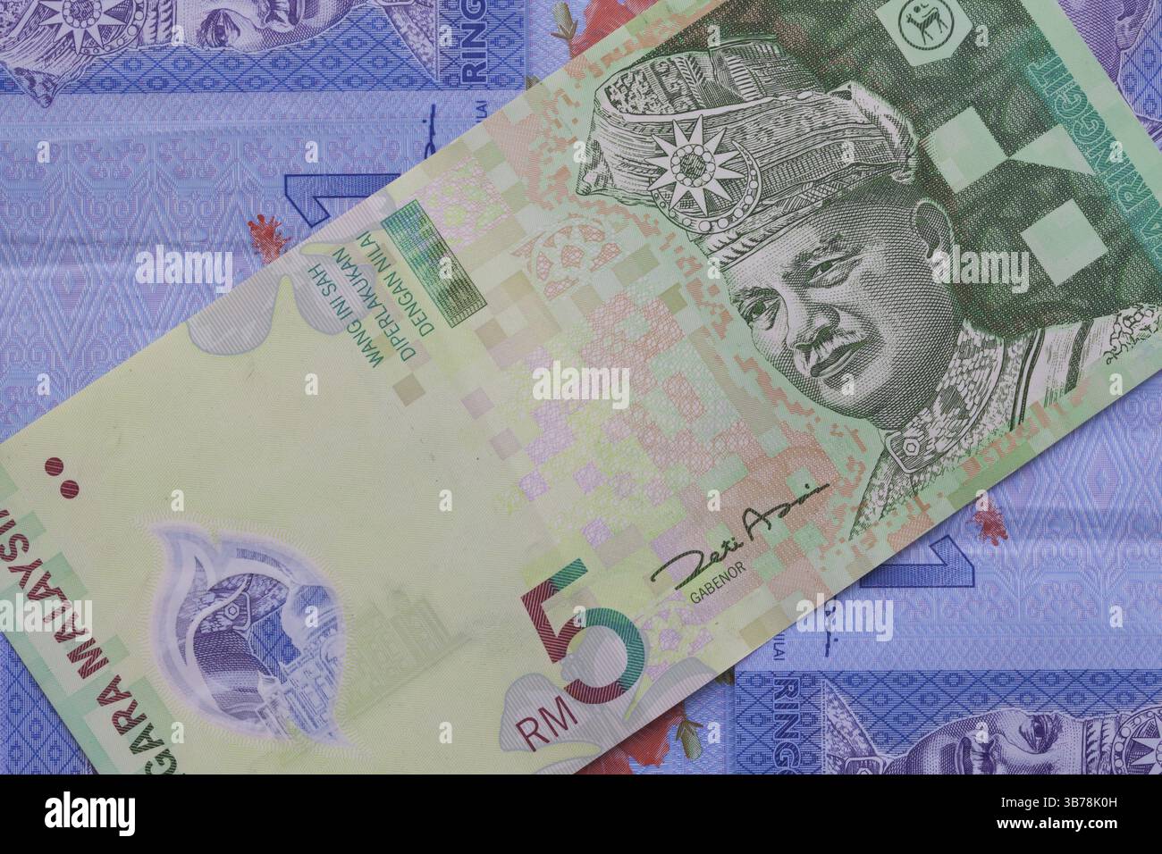 Different banknote and of Ringgit of Malaysia Stock Photo - Alamy