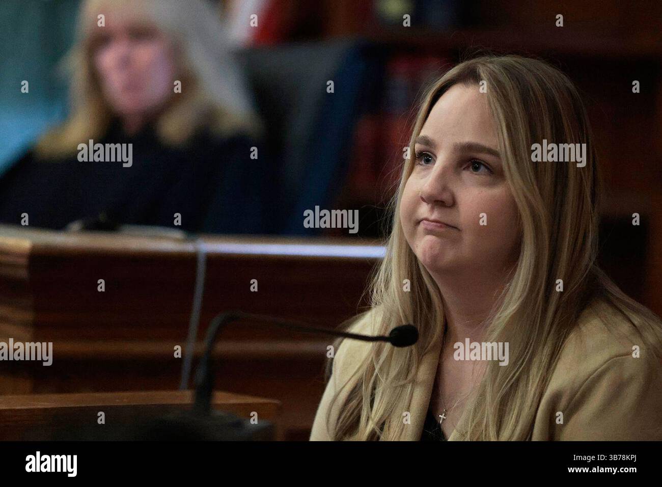 Sarah Levinson testifies during the Karen Read trial, Monday May 5 ...