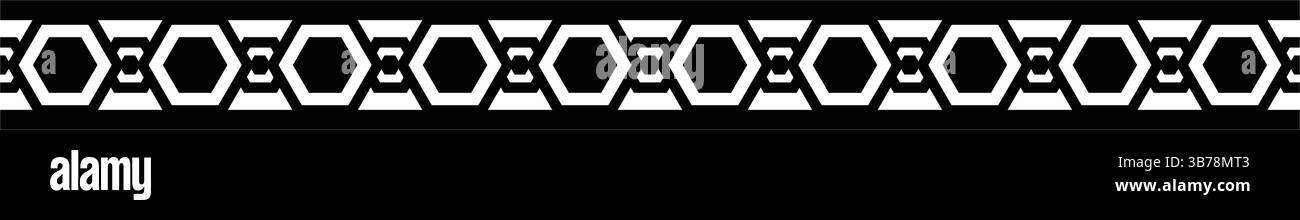 Ancient border frame icon, pattern divider horizontal line vector shape ...