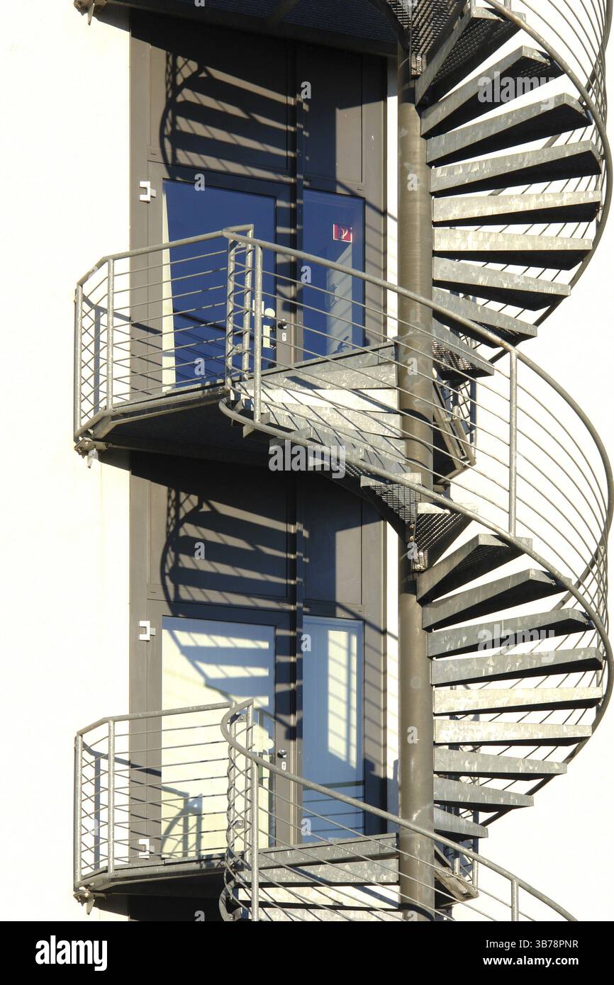 Staircase Fire escape ladder Safety staircase Danger Safety Outdoor ...