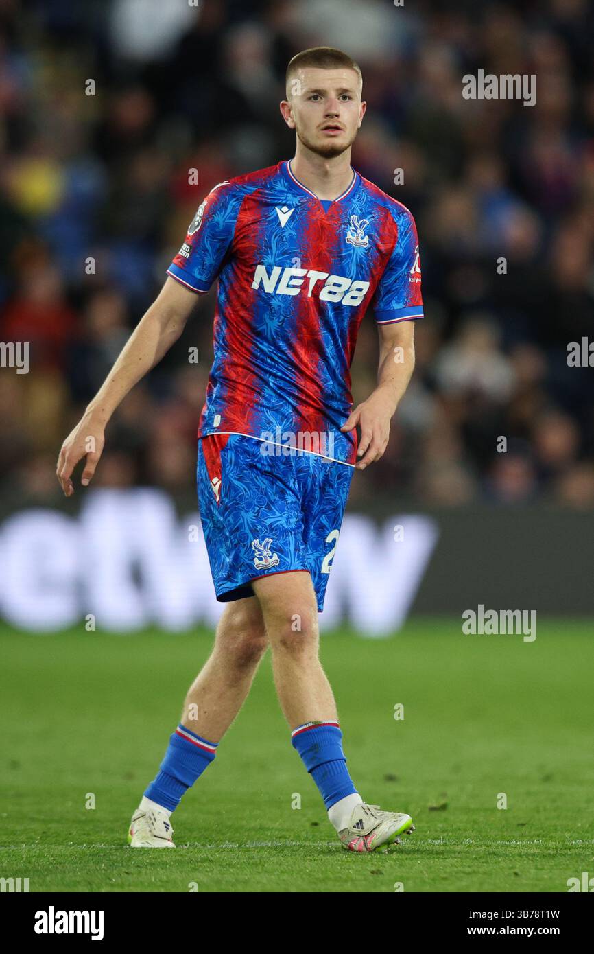 LONDON, UK - 5th May 2025: Adam Wharton of Crystal Palace during the ...