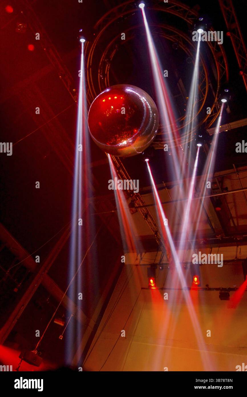 Image of the night club mirror ball. Shooting Location: Tokyo ...