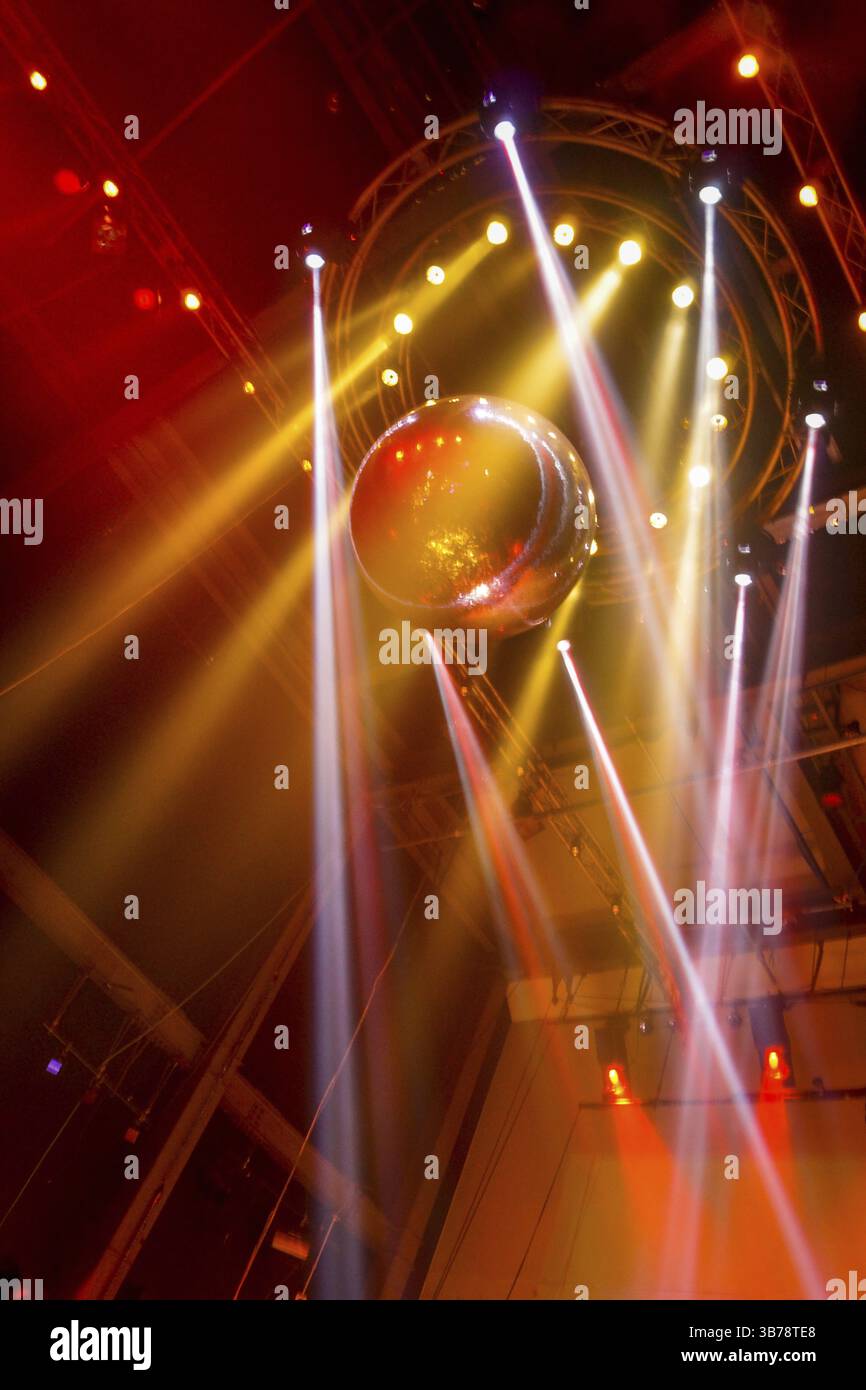 Image of the night club mirror ball. Shooting Location: Tokyo ...