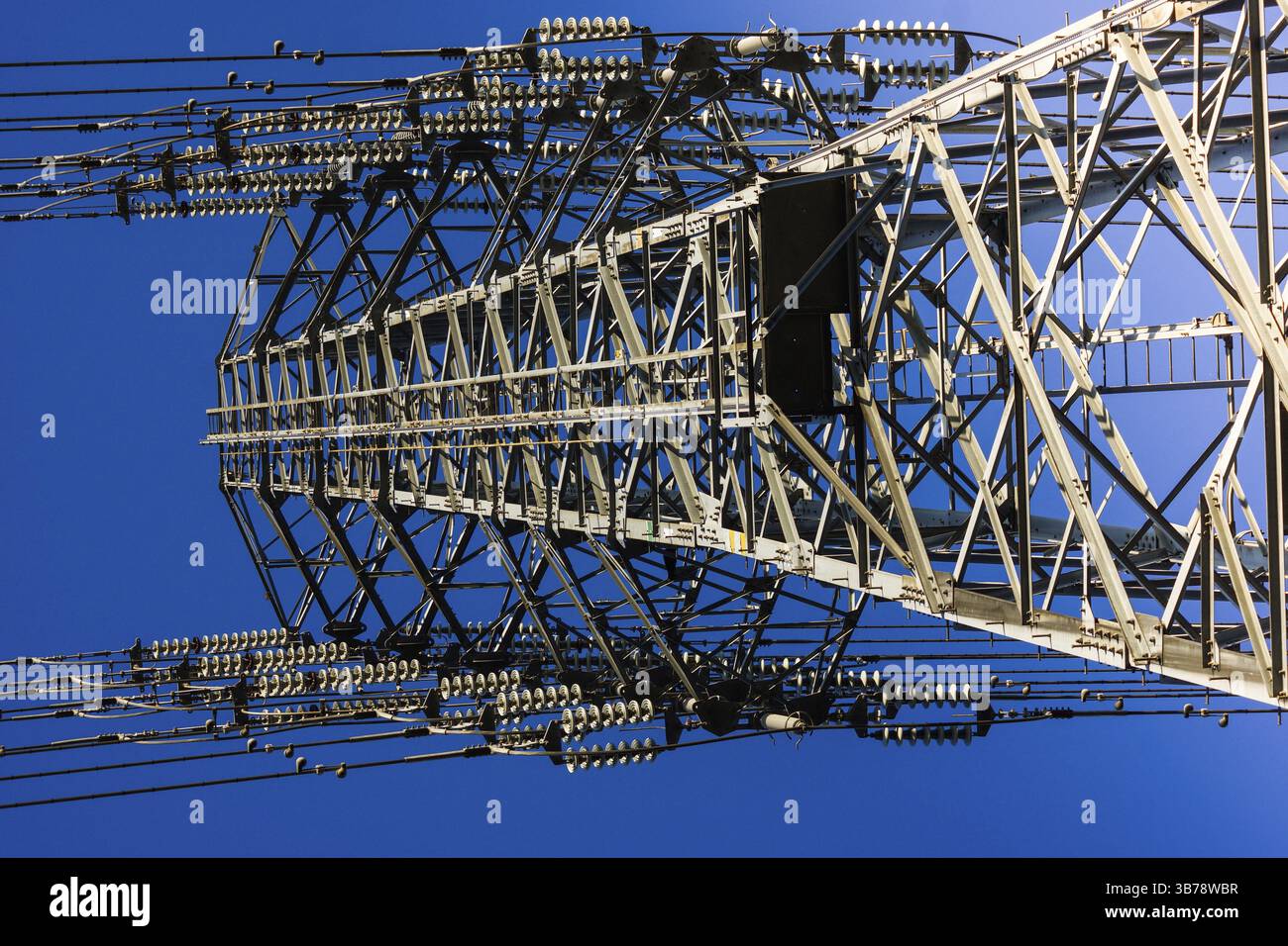 Power transmission lines and towers of the image. Shooting Location ...