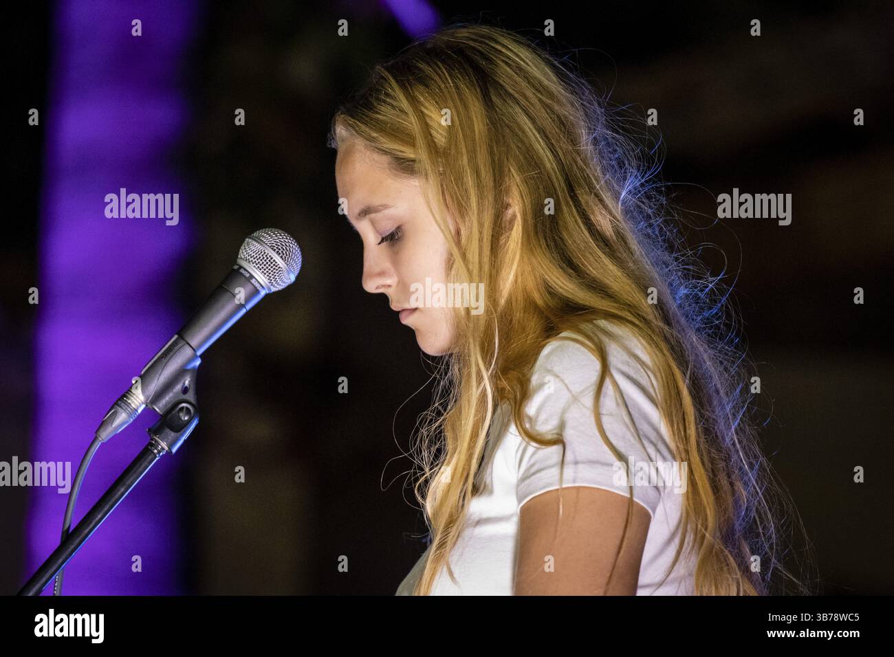 Maria Hein, Ficus-Indica concert, Consolacio, Sant Joan, Majorca Stock ...