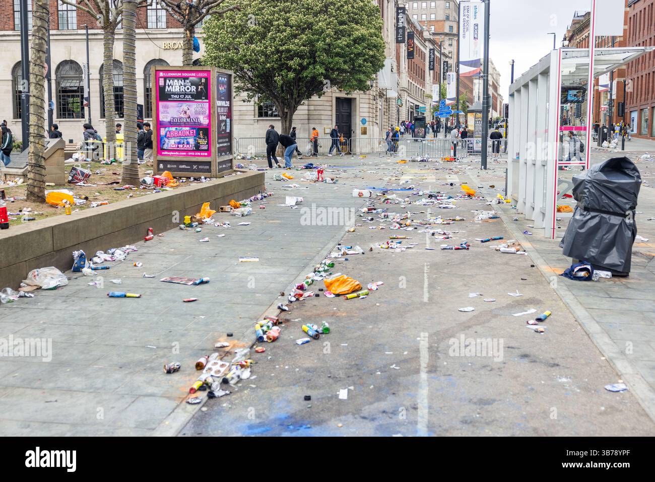 Leeds, UK. 05 MAY, 2025. Aftermath as Leeds United staff, players and ...