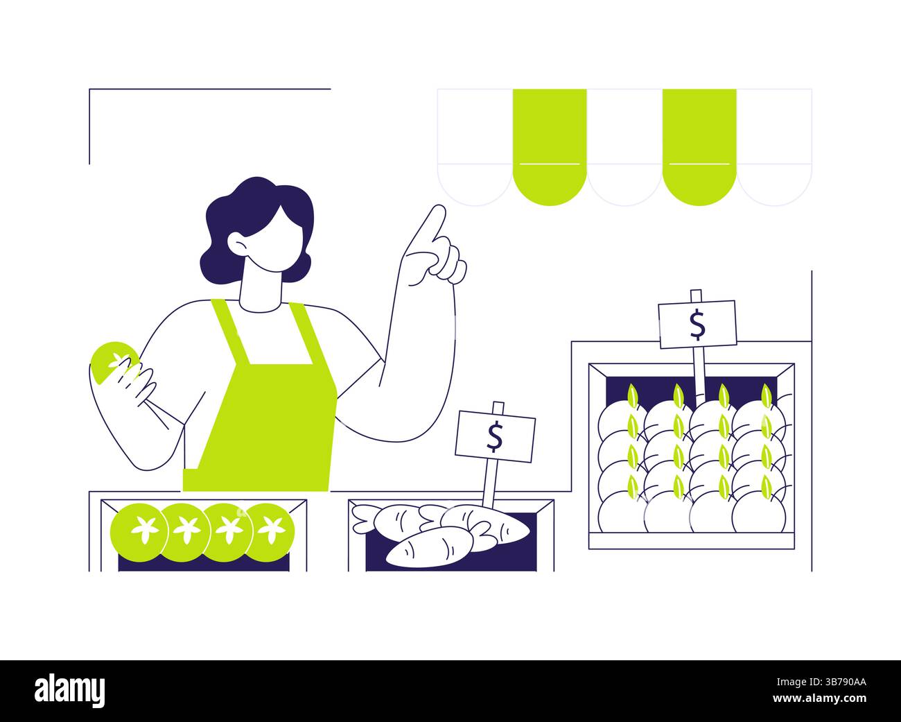 Farmers market abstract concept vector illustration Stock Vector Image ...