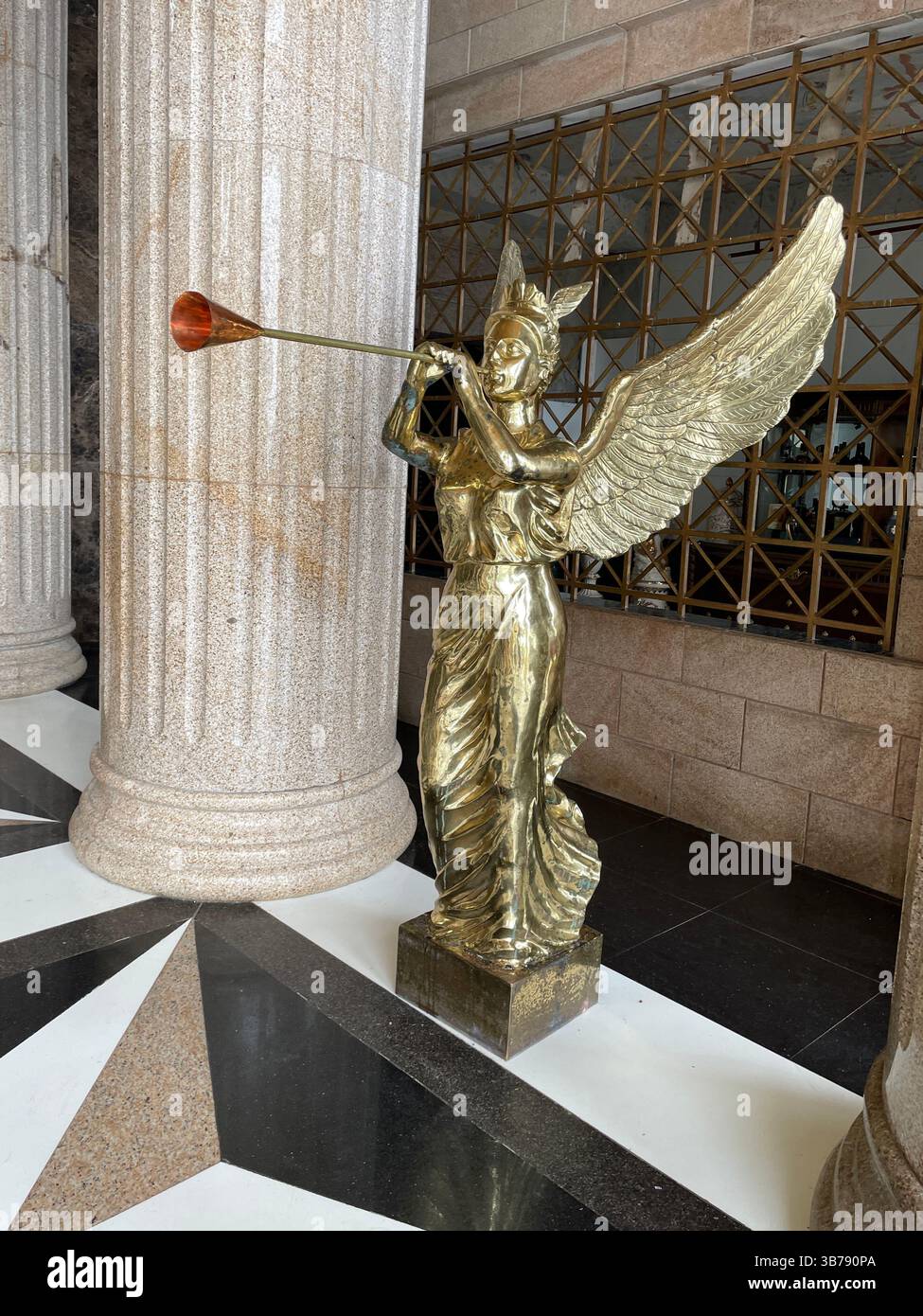 Trumpeting Angel at the Temple of Leah Stock Photo - Alamy