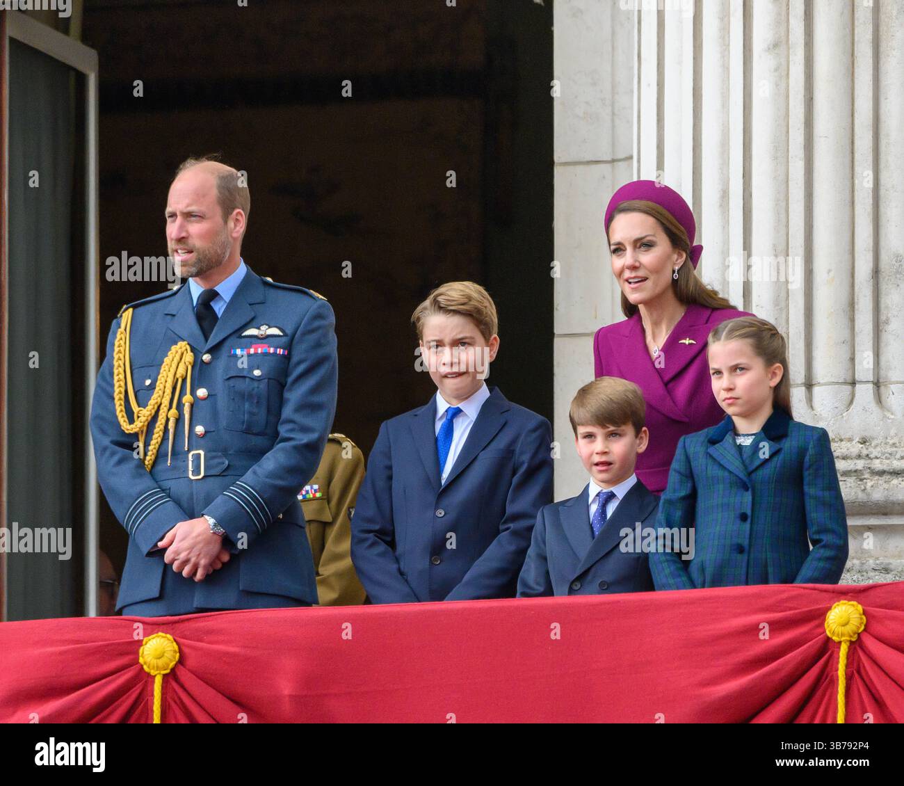 London UK. 5th May 2025. The Prince and Princess of Wales and their ...