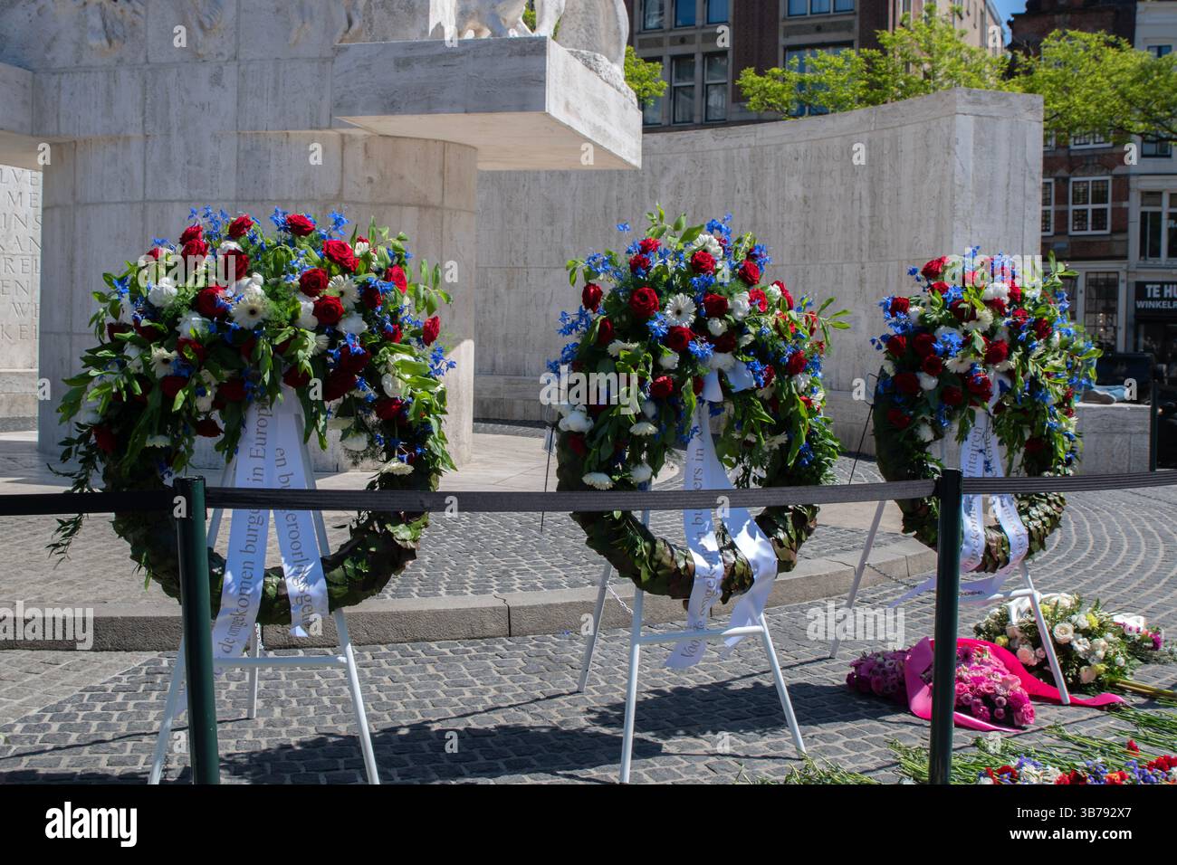 The Remembrance Of The Dead Statue On The 5th Of May At Amsterdam The ...