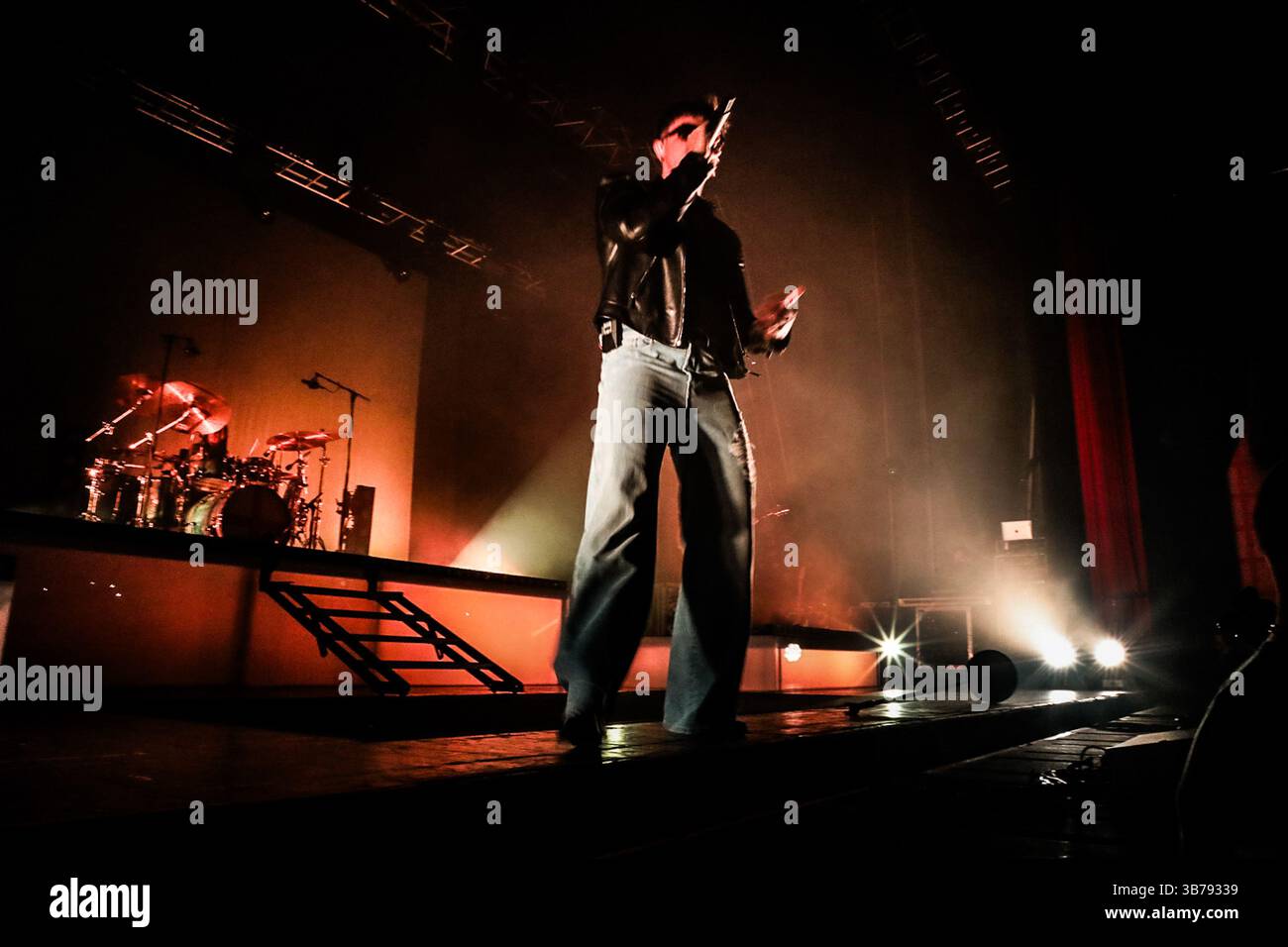 The italian singer OLLY during the concert in Turin during the Music ...
