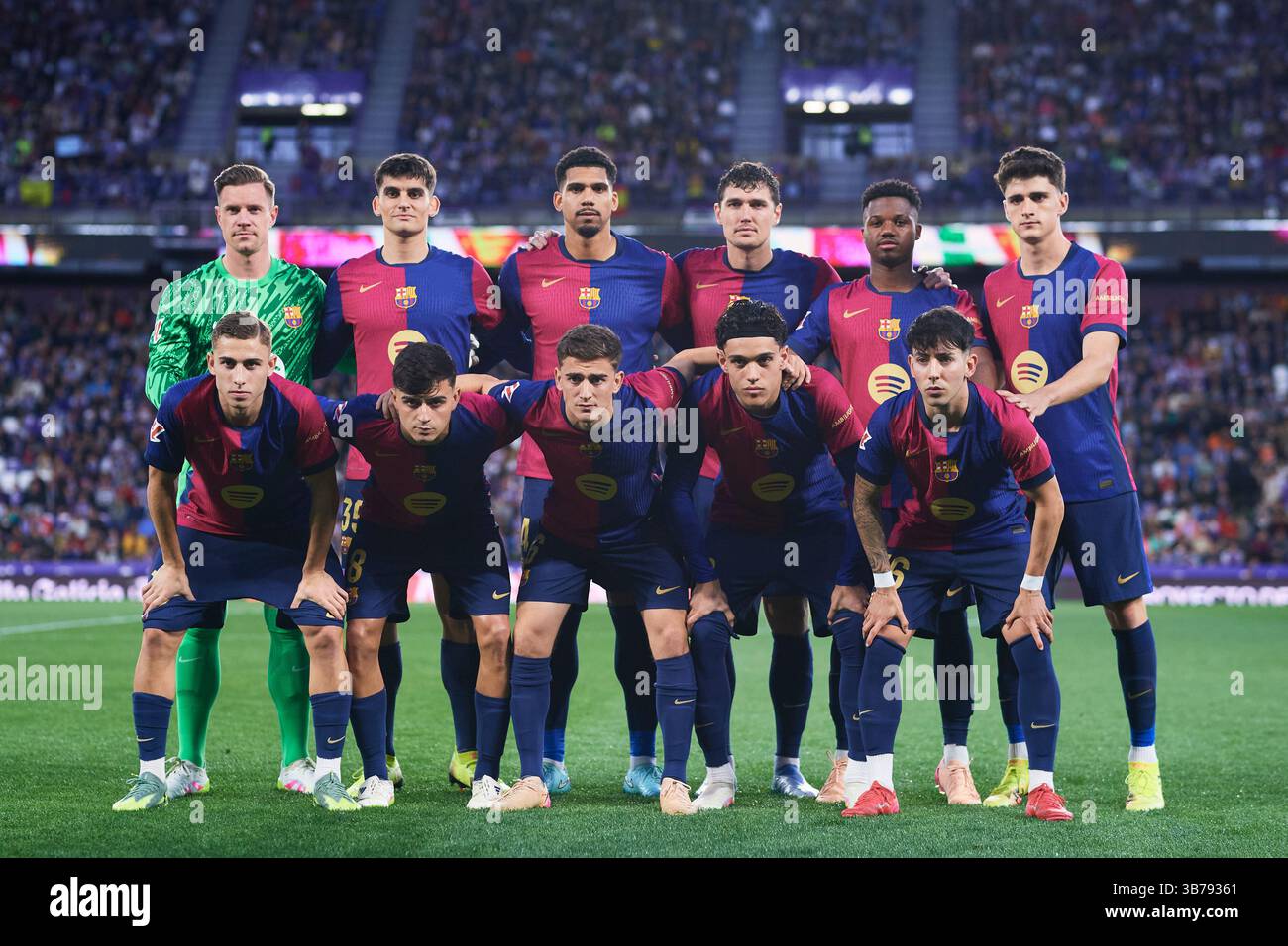 FC Barcelona team during the LaLiga EA Sports match between Real ...