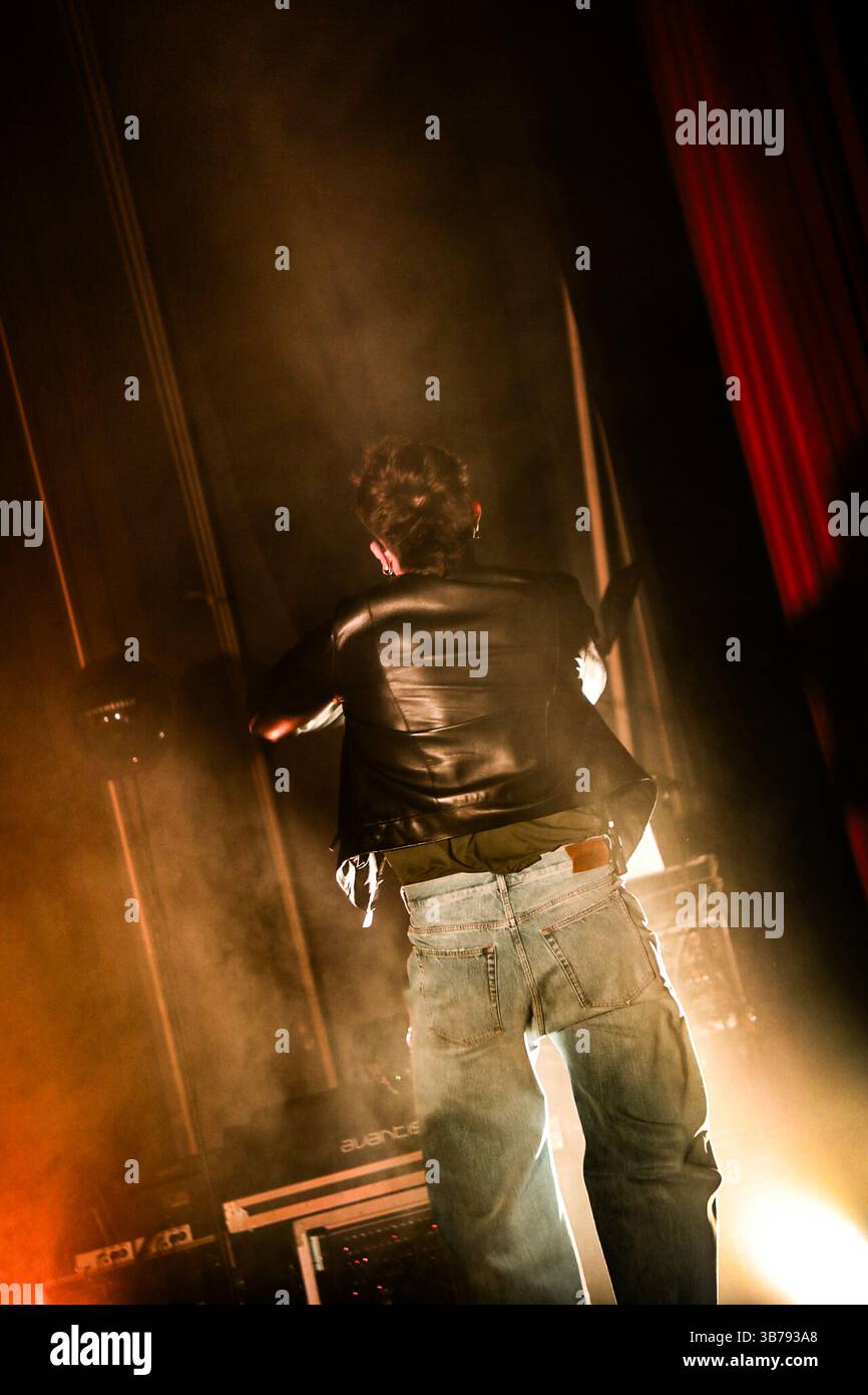 The italian singer OLLY during the concert in Turin during the Music ...