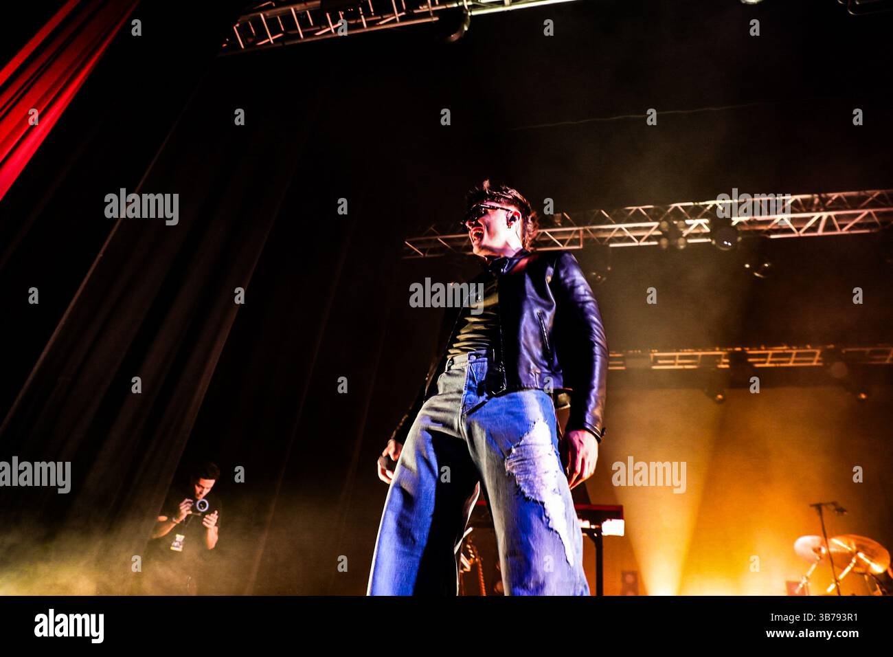 The italian singer OLLY during the concert in Turin during the Music ...